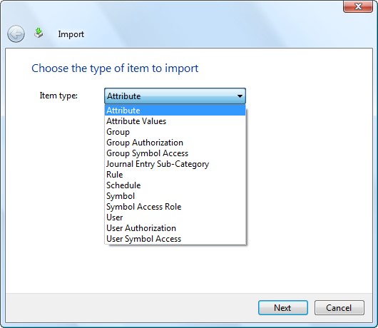 Importing Server Objects – Longview v25