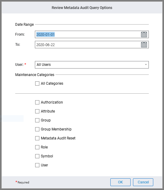 Metadata Audit – Longview v25
