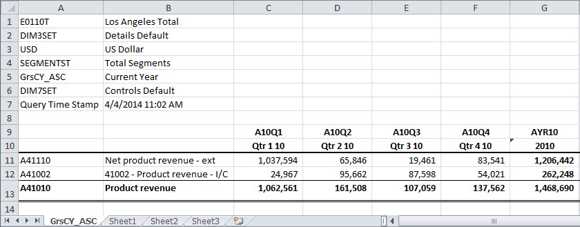 Analyzing Data Query Results – Longview v25