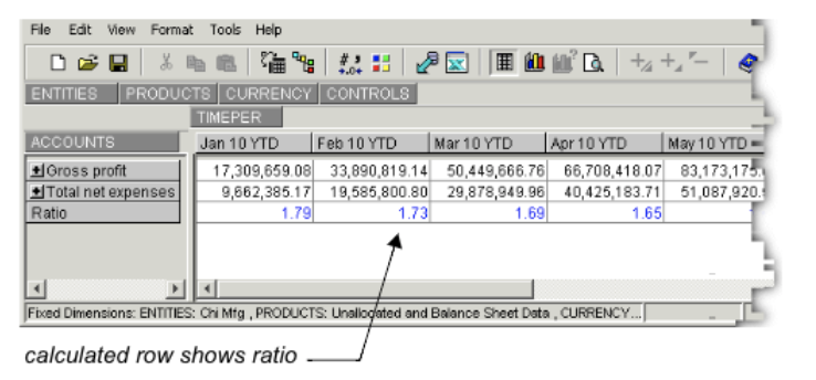 Adding Calculated Rows And Columns Longview V25