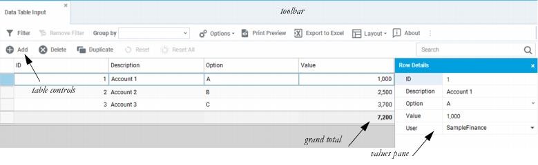 Working with Longview Tables – Longview v25