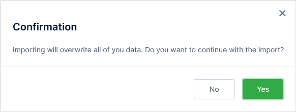 Export and Import – Longview v25