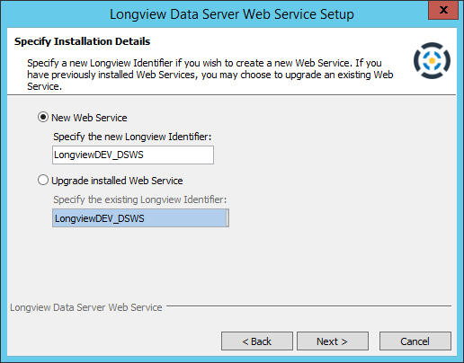 Installing Optional Servers – Longview v25