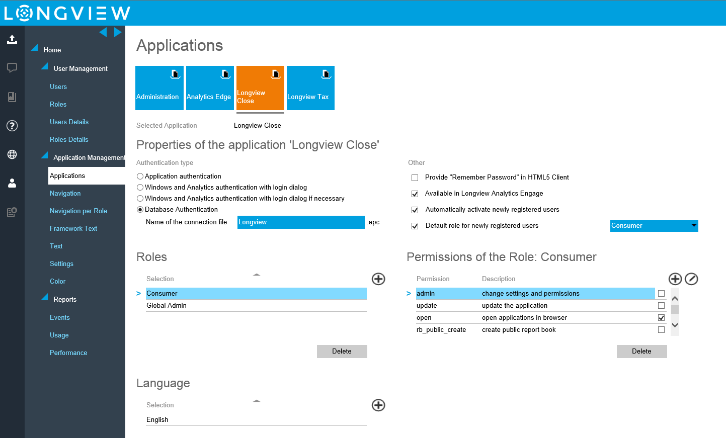 Installing Longview Close Analytics – Longview v25