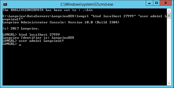 Performing Server Tasks Using Longview Administrator Console – Longview v25